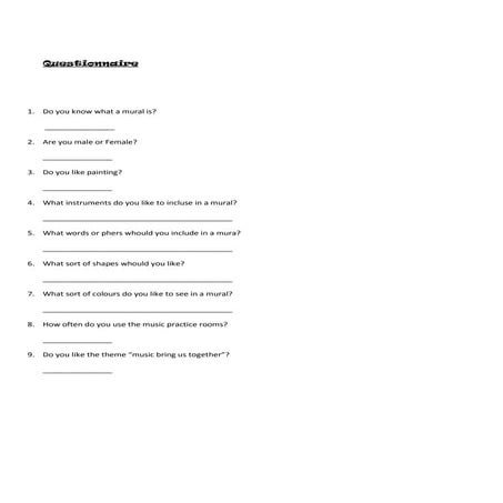 Weaving project handout