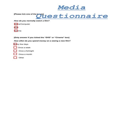 Questionnaire | DOCX