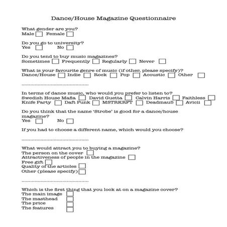 Questionnaire | PAGES