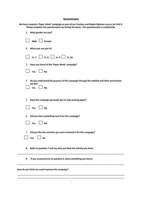 Sending out Questionnaire via Email | ODT