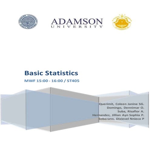 Basic Statistics (Profile) | DOCX | Undergraduate Education | College ...