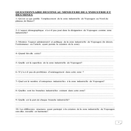 Questionnaire | DOCX