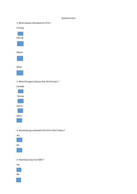 Audience survey | DOCX