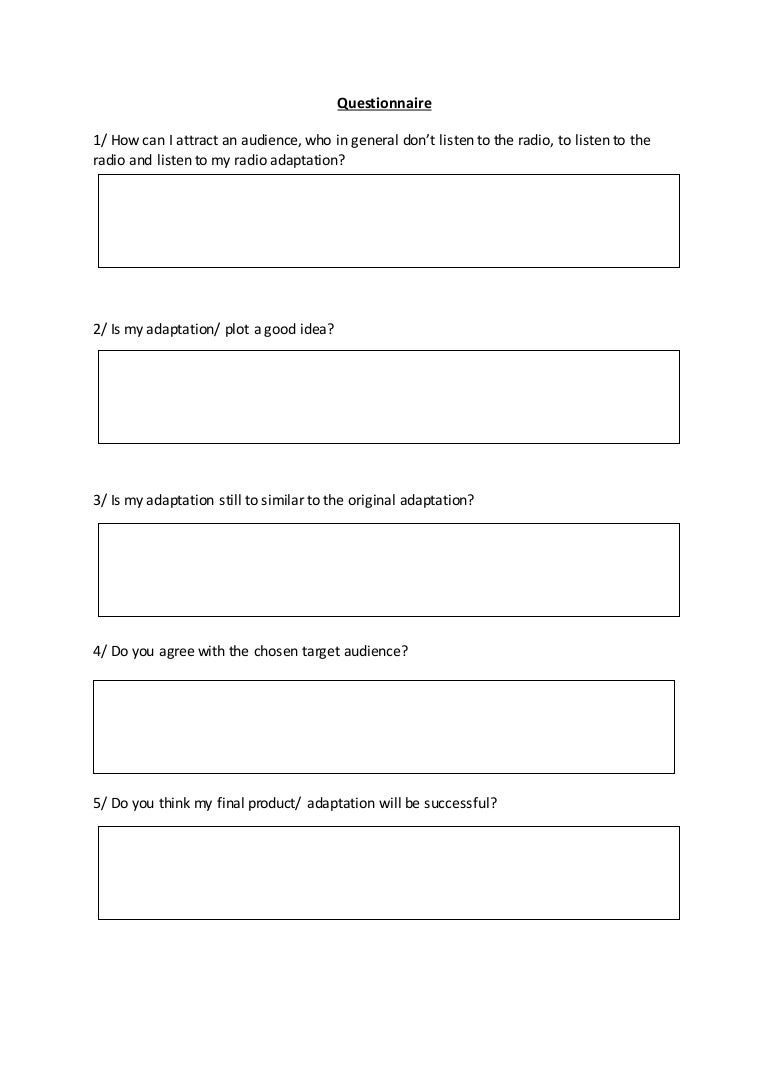 Questionnaire