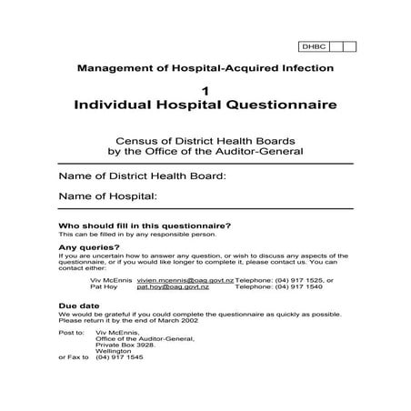 Questionnaire on healthcare | PDF