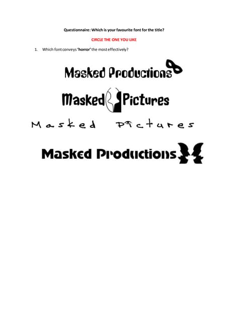 Film production names | PPT