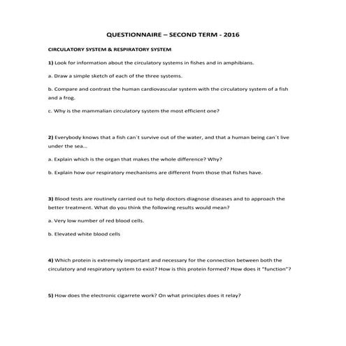 Circulatory system 1 | PPT