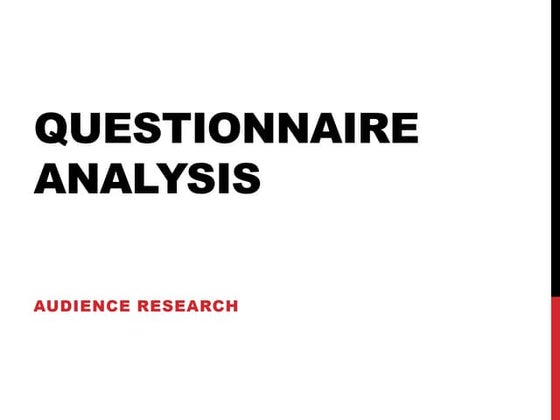 Research - Questionnaire | DOCX