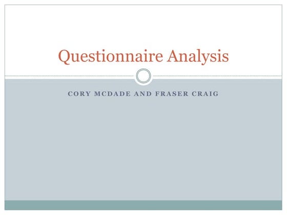 Questionnaire 1 | DOCX