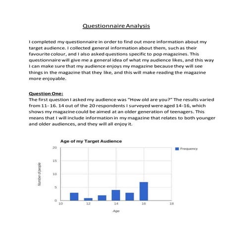 Questionnaire analysis | PDF