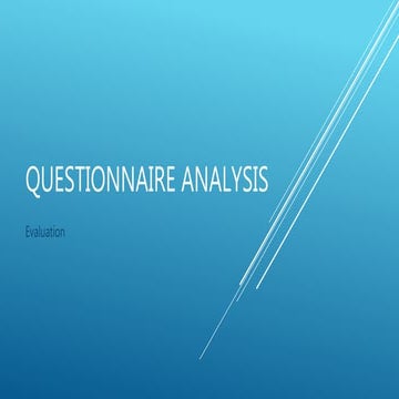 Questionnaire results | PPTX