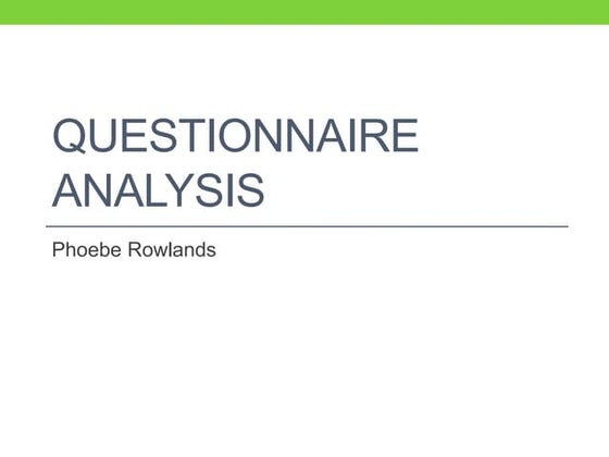 Questionnaire | PPT