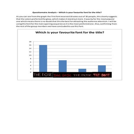 Questionnaire analysis font | DOCX