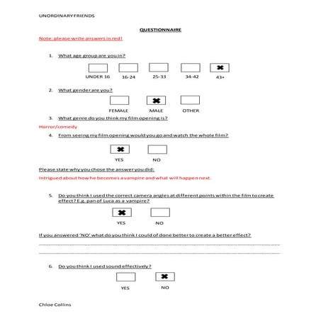 Questionnaire dad | DOCX