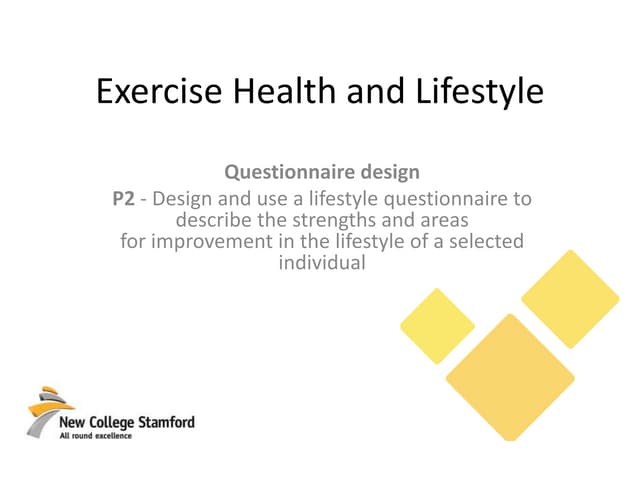 Godin Leisure-Time Exercise Questionnaire | PDF