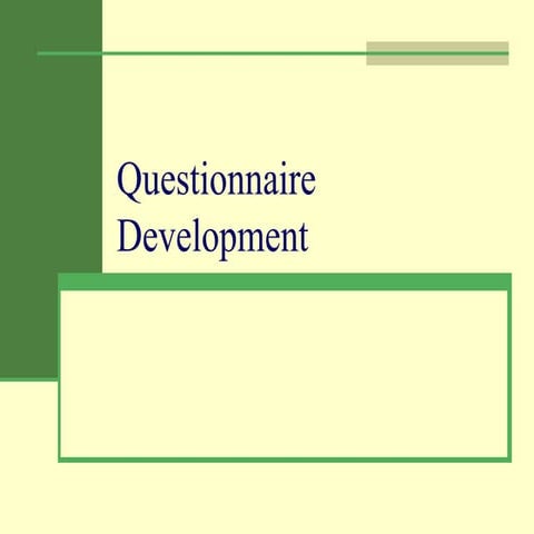 Questionnaire Development Free Questionnaire Template To Edit Online