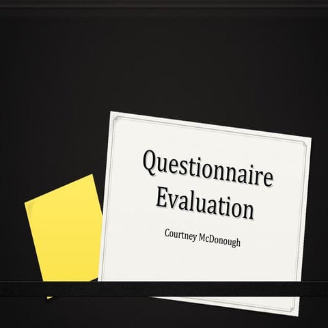 Questionnaire | DOCX