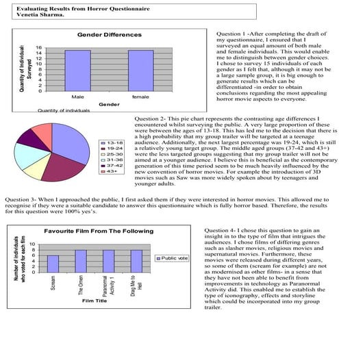 Film survey analysis | DOCX