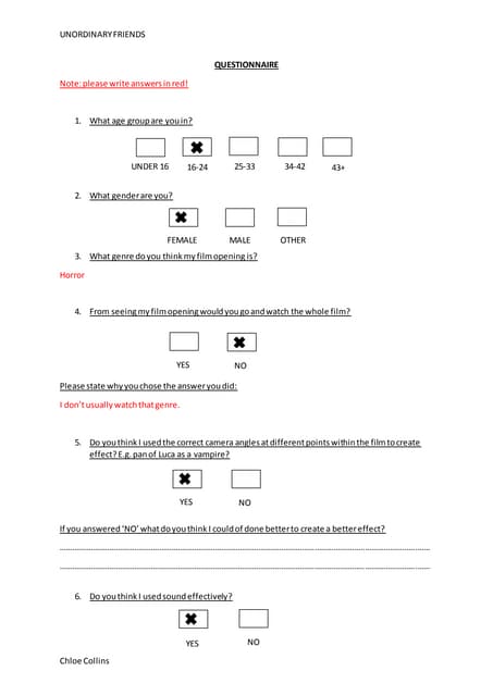 Questionnaire dad | PDF