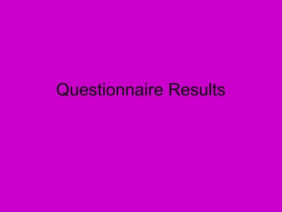 Questionnaire | PDF