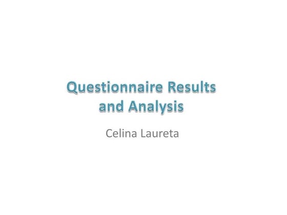 Questionnaire Analysis | DOCX | Hip Hop Music | Music