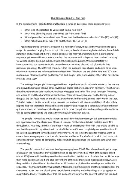 Shutter Island Audience Analysis | PPT