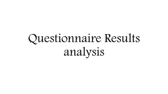 Questionnaire | DOCX