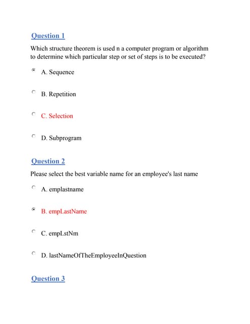 CAPE Computer Science Unit 1 Paper 1 - Practice Paper | PDF