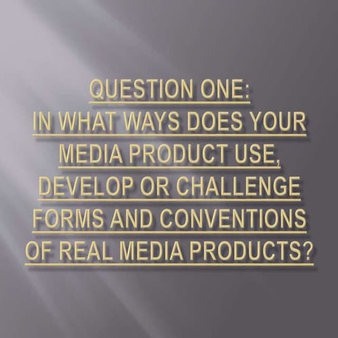Question one | PPT