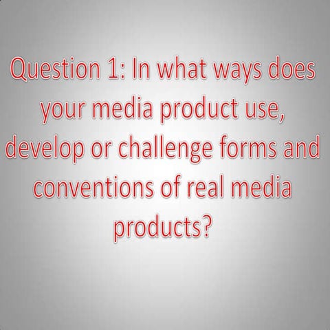 Question one complete | PPT