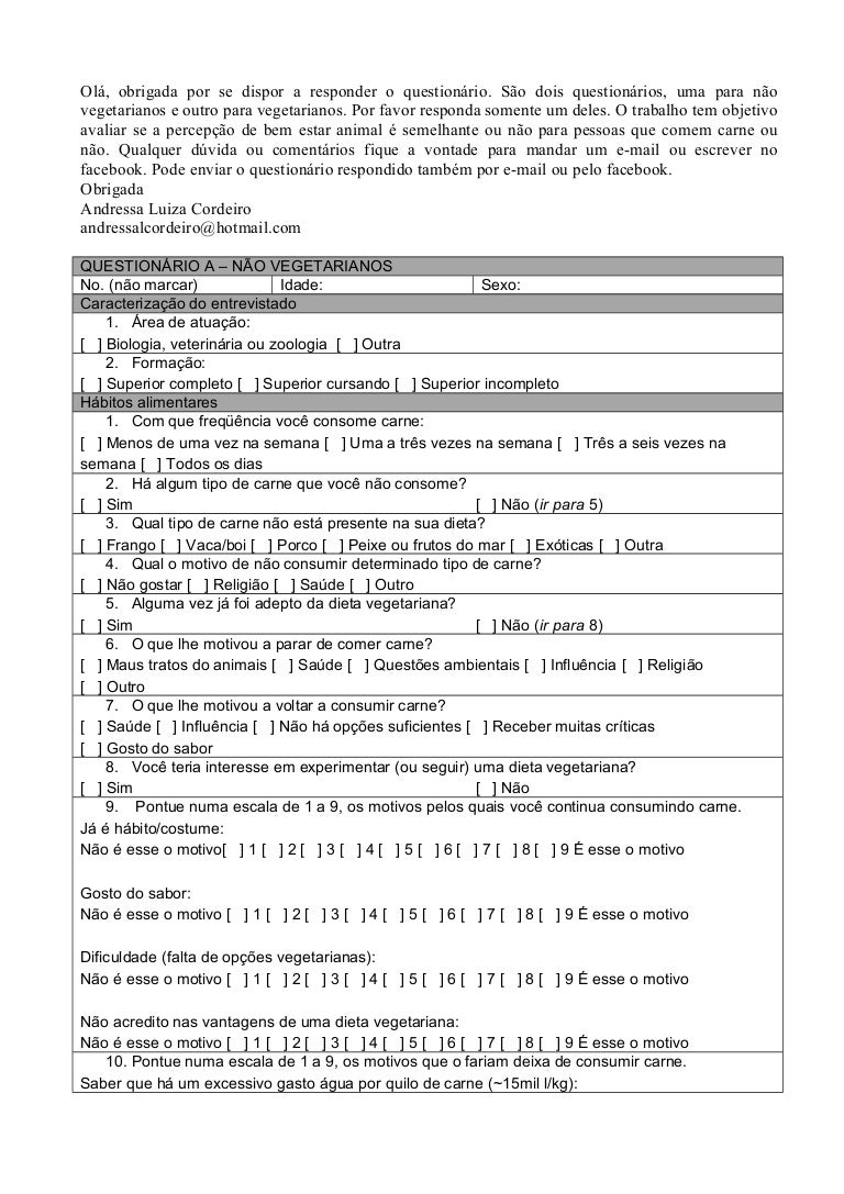 Questionário