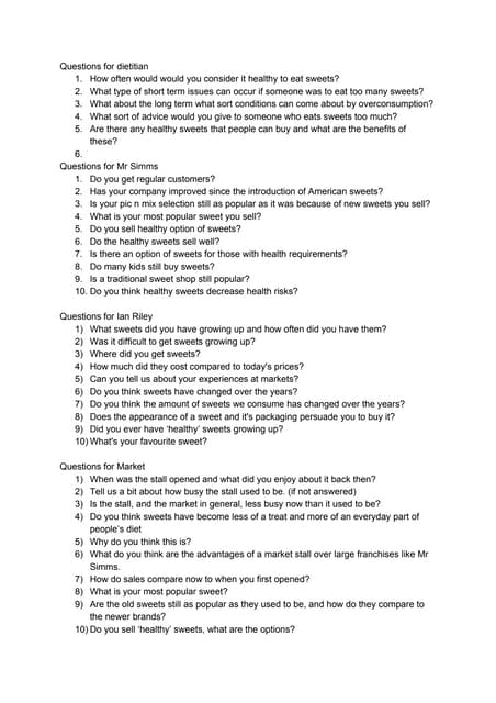 Radio Advert Survey | PDF