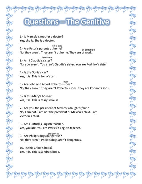 Will questions | PPTX