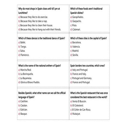 Questionsabout spain | PPT