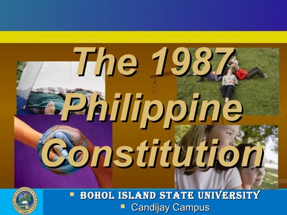 Introduction to Philippine Constitution 1987 | PPT