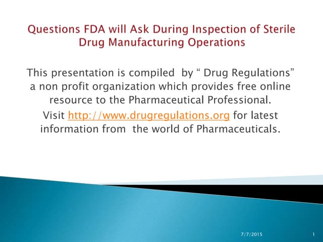 Media fill process and validation | PPT