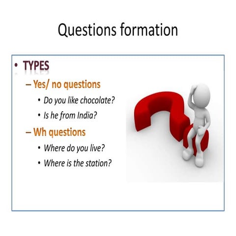 Questions formation | PPT
