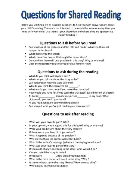 Shared Reading | PPT | Education