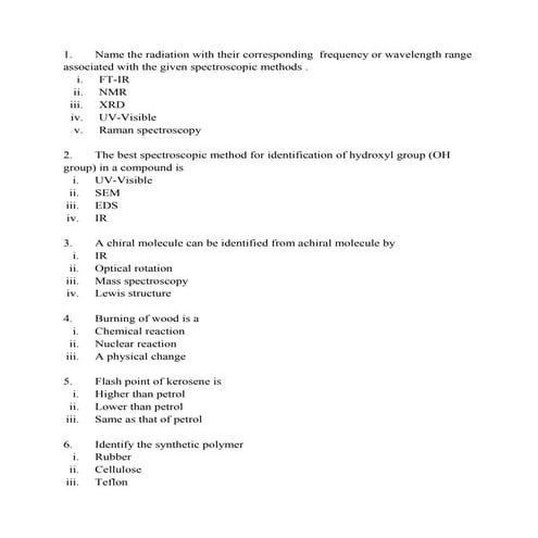 Questions for you | PDF