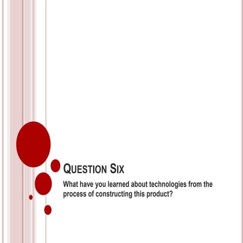 Question Six Evaluation Pptx Desktop Publishing Computer Software