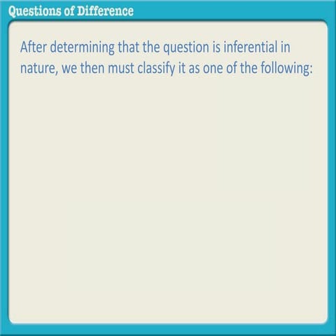 Questions of difference | PPTX
