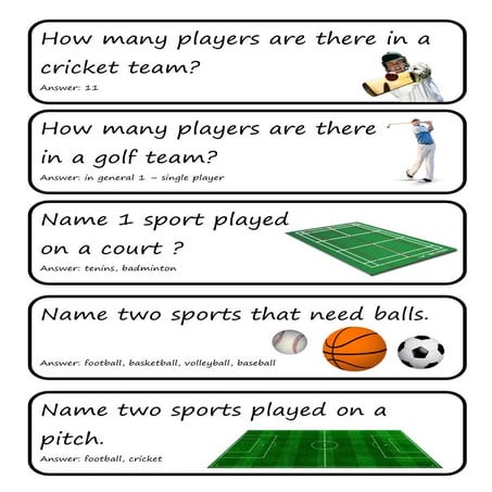 Sports Quiz | PDF