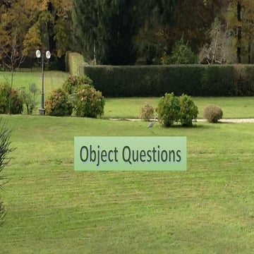 Question Structures | PPTX