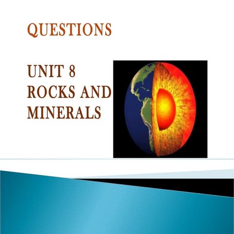 Lecture8 rocks | PPT