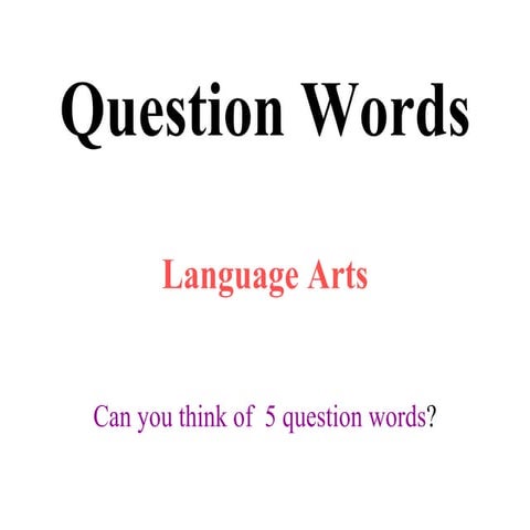 Questions Examples | PPT