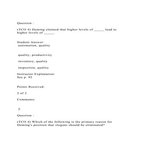 Demming prize | PPTX