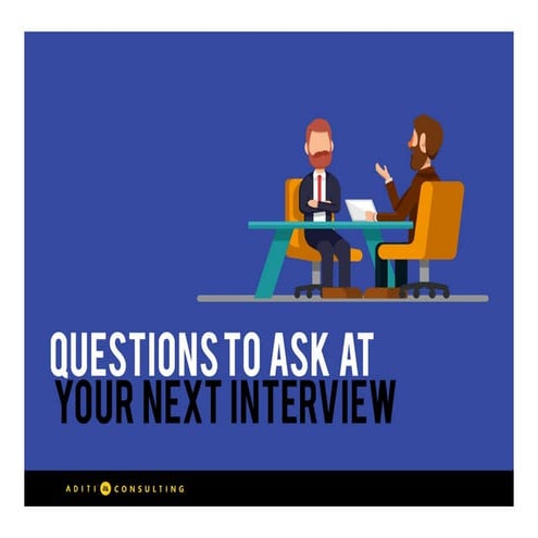Questions to ask at your next interview | PPT