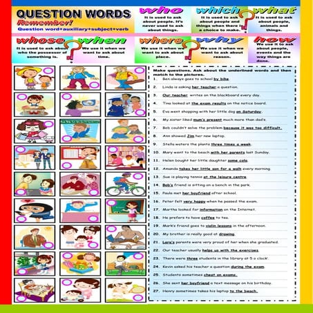 Question words 2 | PDF