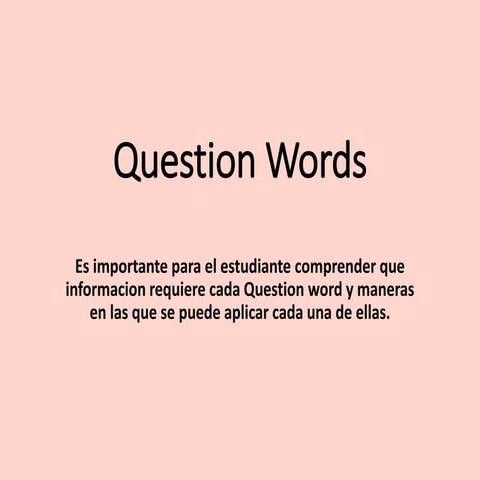 Question Words-WPS Office.pptx visulal helper | PPTX