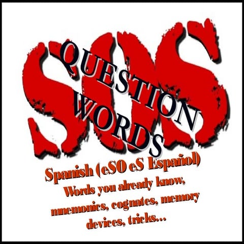 Question words in spanish | PPTX